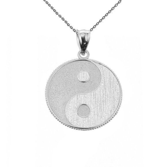 Element Shine | Jewelry | Sterling Silver Yin Yang Taoist Symbol ...